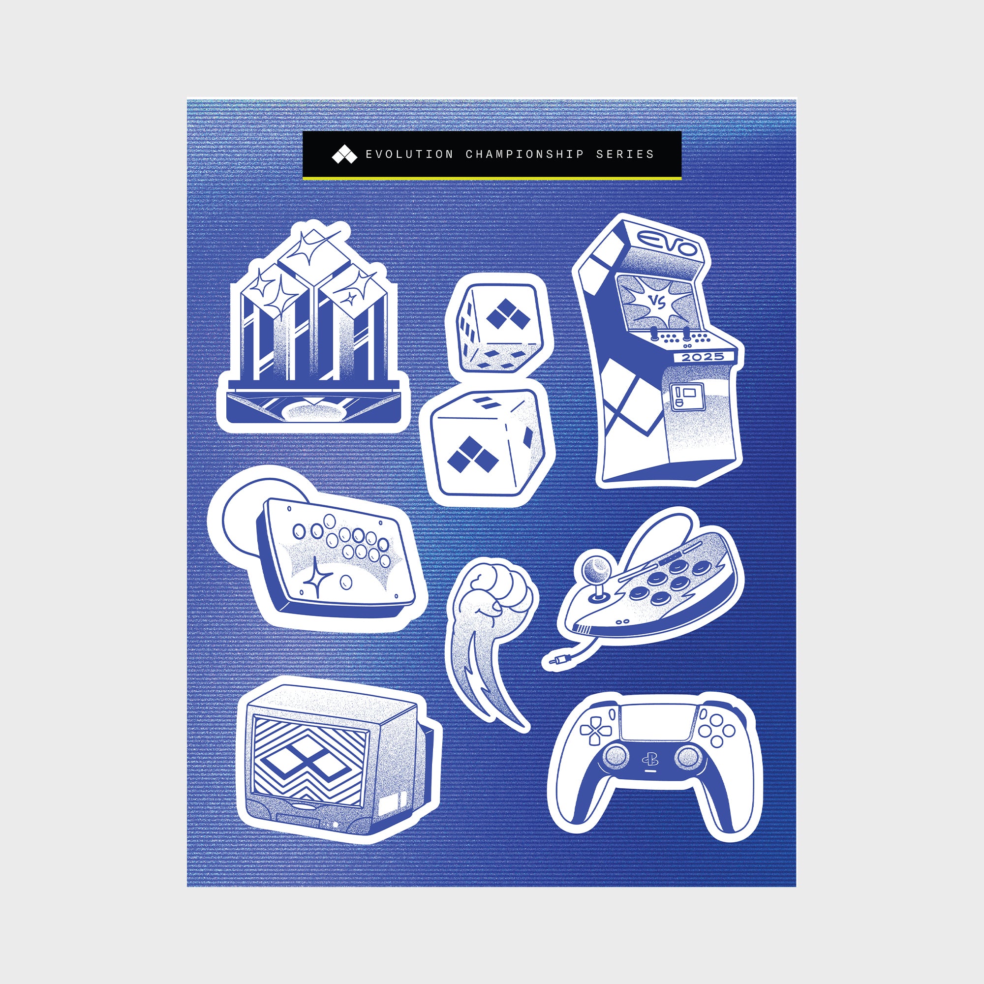 Evo 2025 Evo Sticker Sheet – Evo Merch